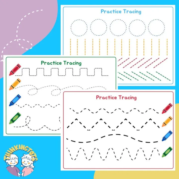 Laminated Practice Tracing Pad Sheet Writing Tracing | Lazada PH