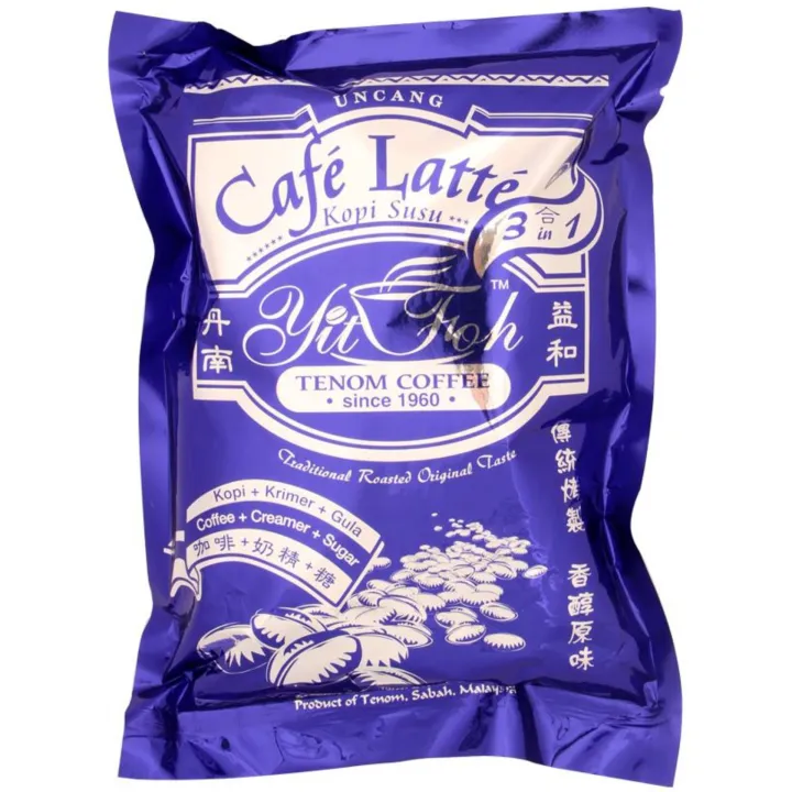 KOPI TENOM SABAH / YIT FOH TENOM COFFEE (CAFE LATTE 3 IN 1) | Lazada