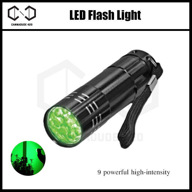 (พร้อมส่ง) ไฟฉายส่องต้นไม้ Led Flashlight 9 Powerful High-intensity Led ...