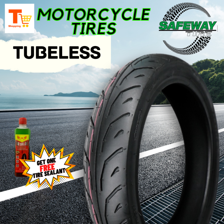 SAFEWAY MOTORCYCLE TUBELESS TIRES 17" | Lazada PH