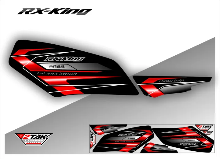 STRIPING YAMAHA RX KING VARIASI RACING SANGANT COCOK BUAT MOTOR ...
