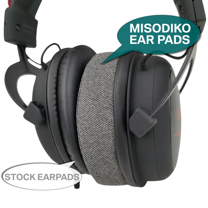misodiko [Upgraded Comfy] Ear Pads Cushions Earpads Replacement for ...
