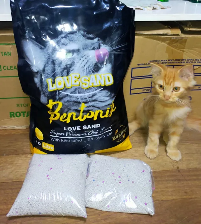 LOVE SAND BENTONITE SUPER PREMIUM CAT SAND | Lazada PH