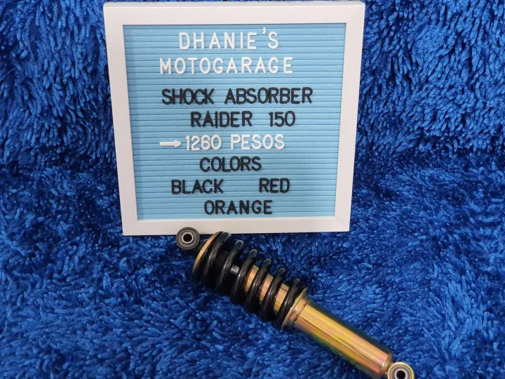 Suzuki Raider R 150 290mm Premium High Quality Rear Shock Absorbers by ...