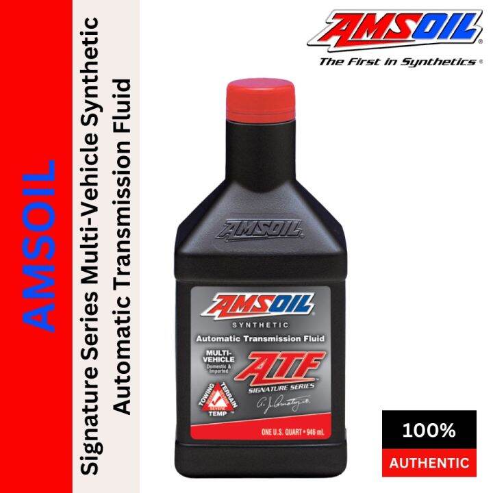 (𝐌𝐀𝐃𝐄 𝐈𝐍 𝐔𝐒𝐀) AS-6-ATF-QT Amsoil Signature Series Multi-Vehicle ...