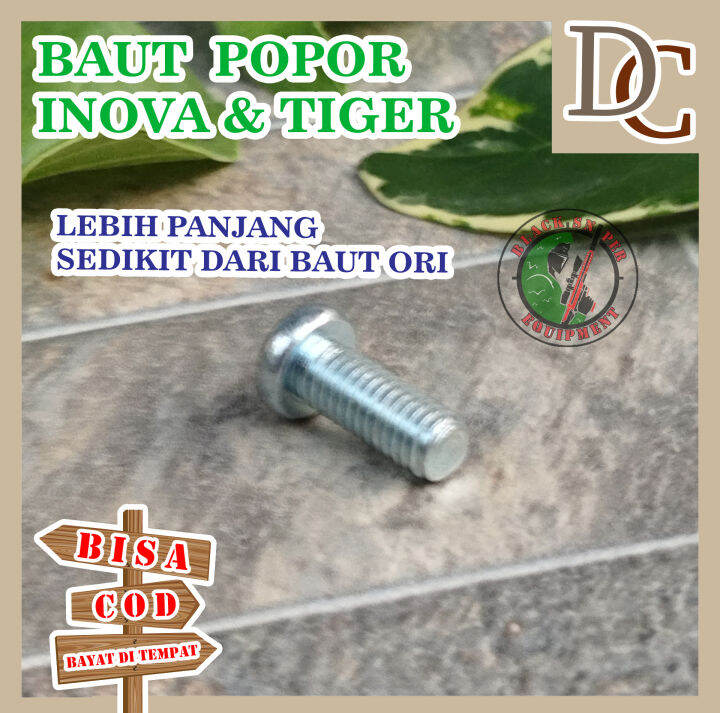 BAUT POPOR SHARP INNOVA PANJANG 1,5 CM BAHAN BESI COR BIASA / LEBIH ...