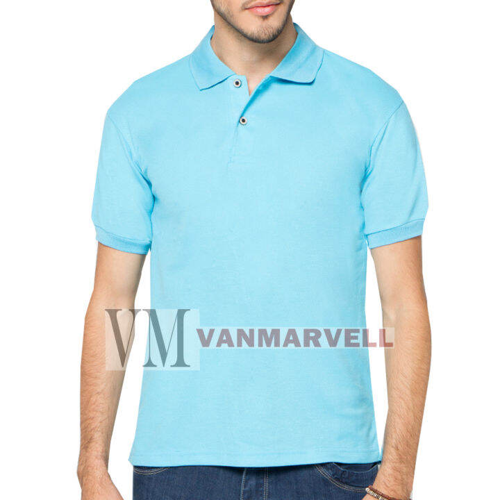 Kaos polos VM - Polo Shirt - Biru Muda | Lazada Indonesia Kaos polos VM - Polo Shirt - Biru Muda | Lazada Indonesia