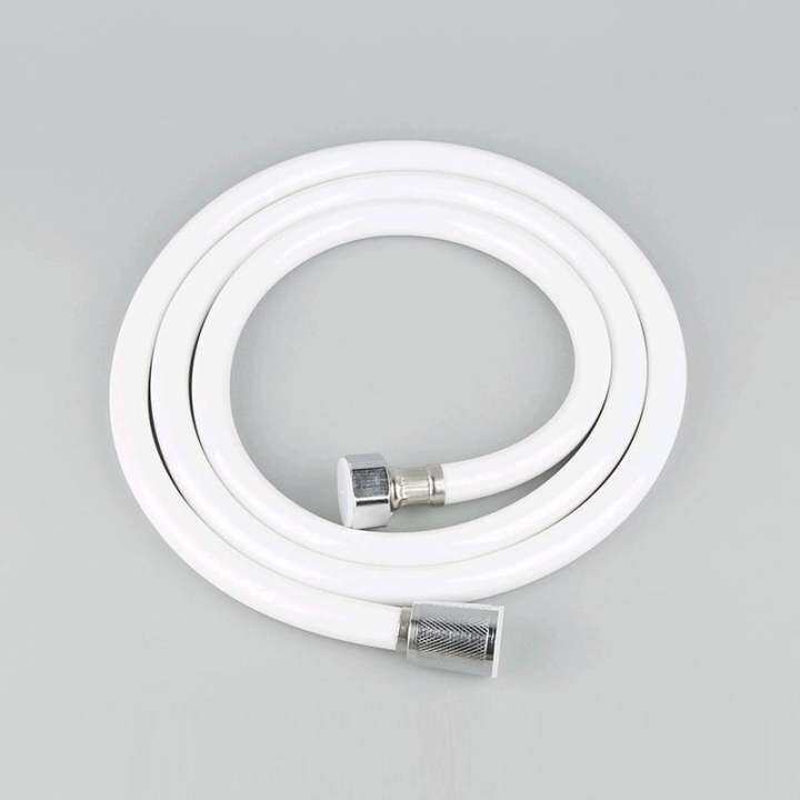 Shower Hose White Tube Flexible PVC Hose Water Pipe Shower Head Hose ...