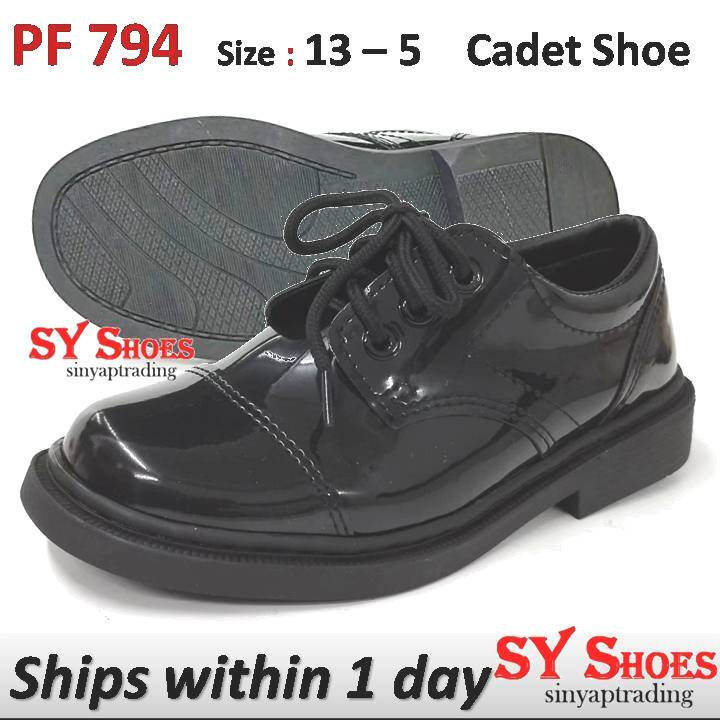 SYShoes- Kasut Potong (13-5) Untuk Badan Beruniform Kadet Polis Pengkap ...