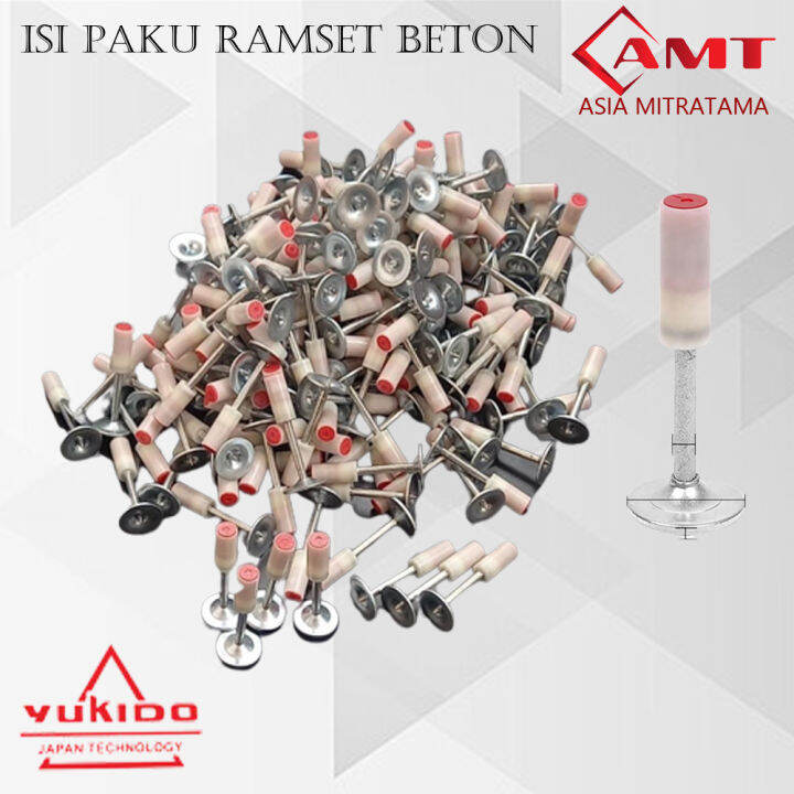 NEW PROMO !!! Paku Beton Stampset Paku Washer Besar Ring 100 pcs Paku ...