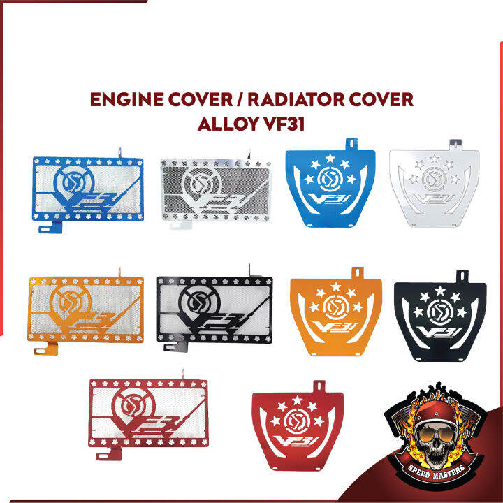 Speed Masters SYM VF3I Engine Cover Radiator Cover Coolant Net Coolant ...