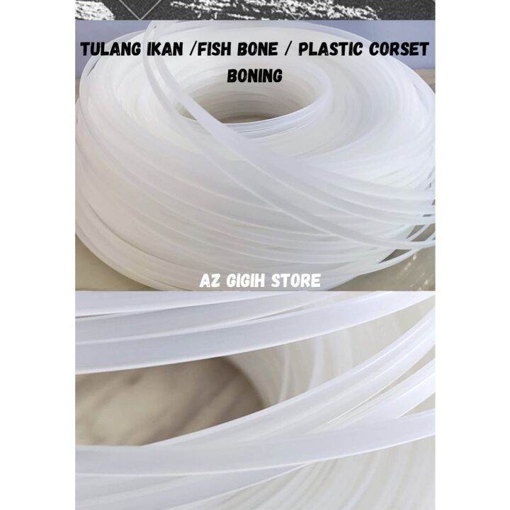 Tulang Ikan /fish bone / Plastic Corset Boning 6MM | Lazada