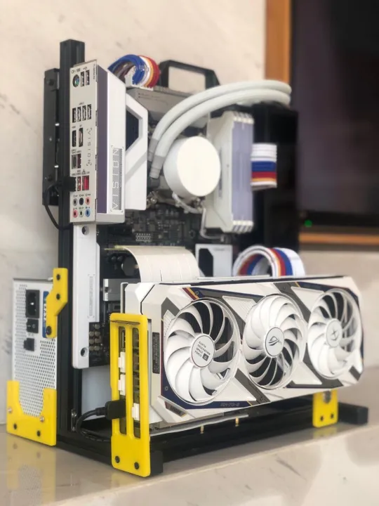 ⊕☇ ATX EATX PC Test Bench Handle Carrying Computer Water Cooling Open ...