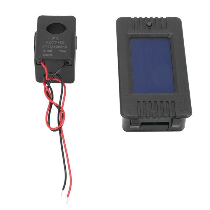 Newest 6In1 220V 100A Single Phase Digital Panel Ampermeter Volt Watt ...