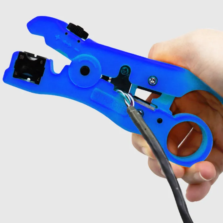 Multi-Functional Electric Stripping Kni-fe Pliers Tools Coaxial Cable ...