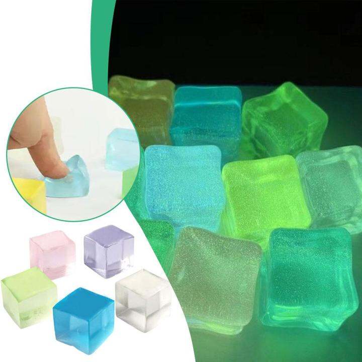 Ice Cube Soft Elastic Decompression Pinch Music Toy Toys Squeeze Party ...