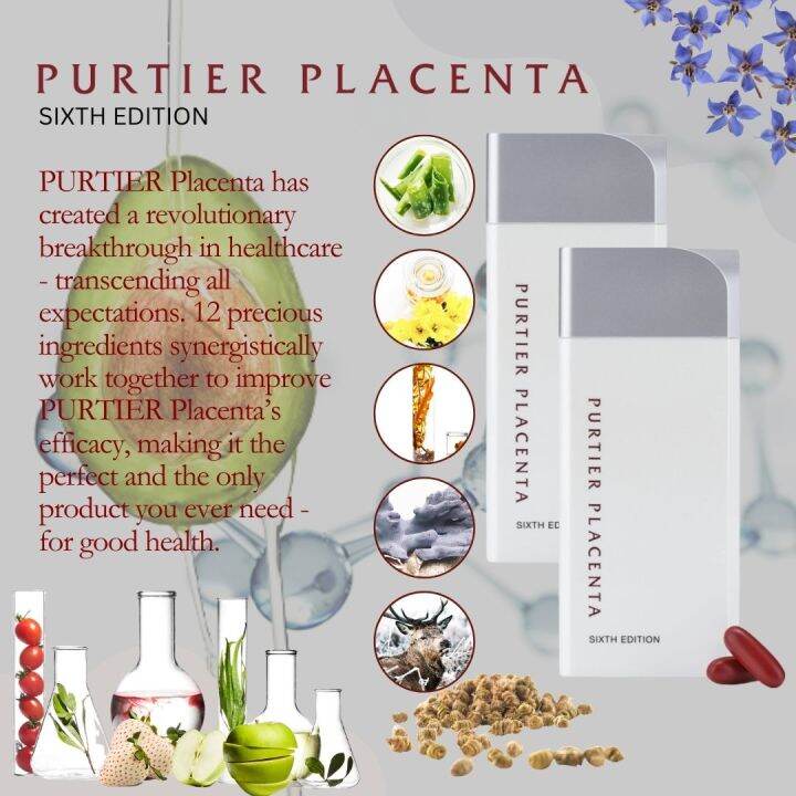 Purtier Placenta 6th Edition PURTIER PLACENTA 2 Boxes - 60 Biosoft ...