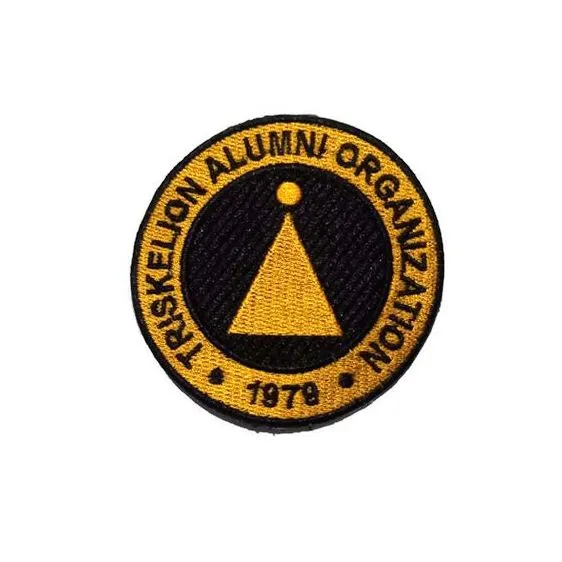Triskelion Alumni Embroidered multi-purpose patches Frat patch size 3x3 ...