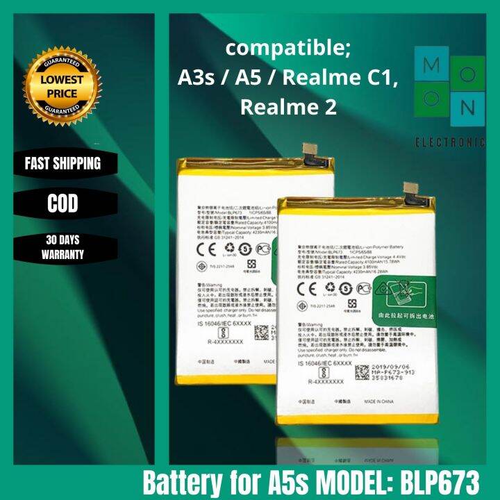 Oppo A5s Battery Model BLP673 Original Equipment Manufacturer | Lazada PH