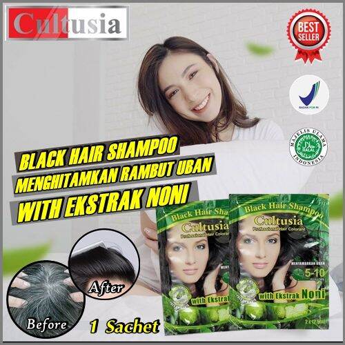 PROMO sampo penghitam rambut ubanan sampo untuk menghilangkan uban ...