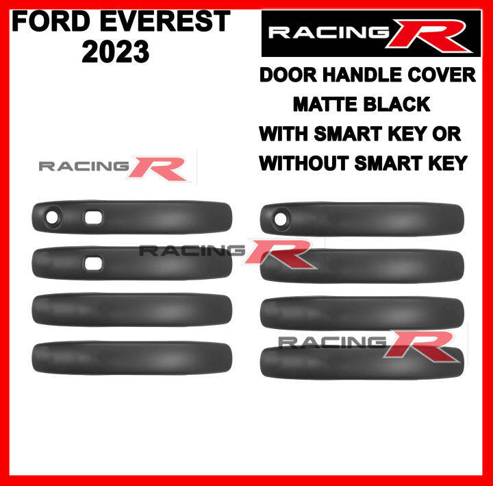 Everest 2023 Door Handle Cover Matte Black With or w/out Smart Key 2023 ...