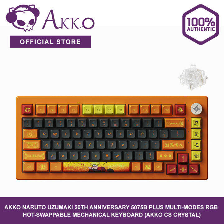 Akko Naruto Uzumaki 20th Anniversary 5075B Plus Multi-Modes RGB Hot ...