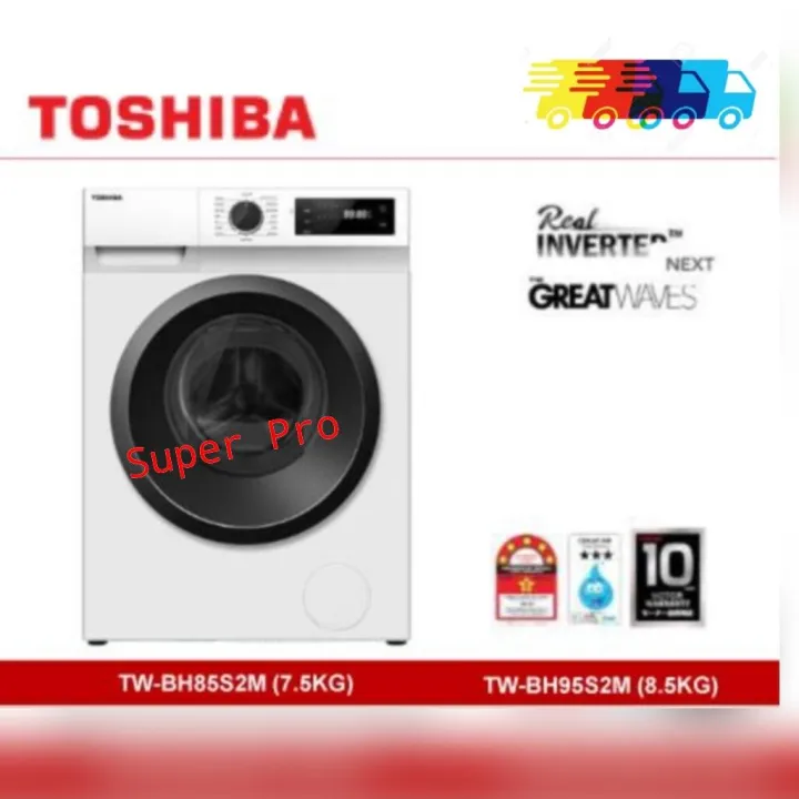 * MEGA SALES* Toshiba 8.5kg Front Load Inverter Washer TW-BH95S2M | Lazada