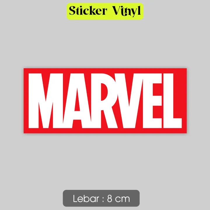 Stiker Marvel Comic Logo Thor Spiderman Ironman Avenger Hulk Doctor ...