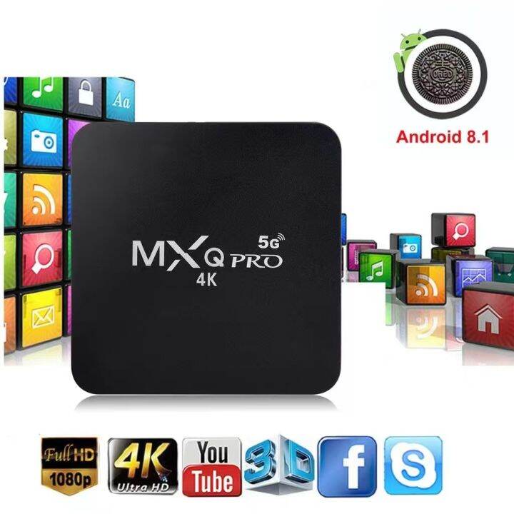 5G 4K Android Ultra HD TV Box + I8 Mini Keyboard 2.4GHz color with ...