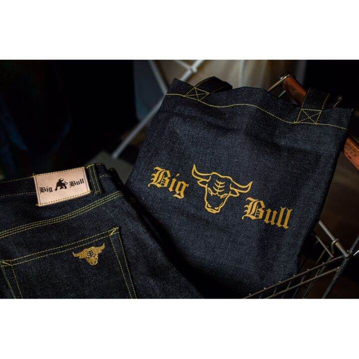 [แถมถุงผ้ายีนส์] BIG BULL DENIM : VINTAGE Regular Fit 16 oz. ผ้าดิบริม ...