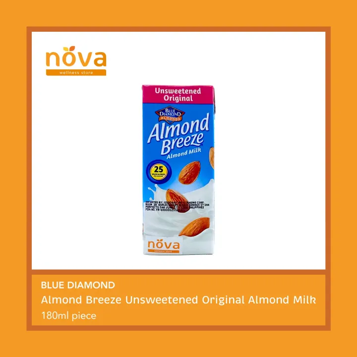 Blue Diamond Almond Breeze Unsweetened Original Almond Milk 180ml (pc) | Lazada PH