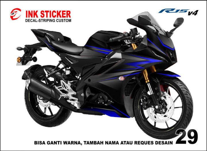 Sticker Decal R15 V4, 29 Fullbody, Decal Yamaha R15 V4 | Lazada Indonesia