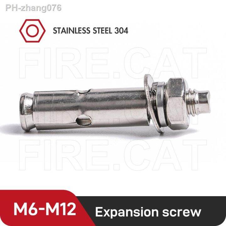 Hand Tools Wall Concrete Brick Stainless Steel 304 Expansion Screws Bolt M6 M8 M10 M12 External ...