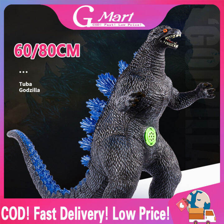 Soft Rubber Large Doll Toy Godzilla Gojira Action Figure Raging Monster ...
