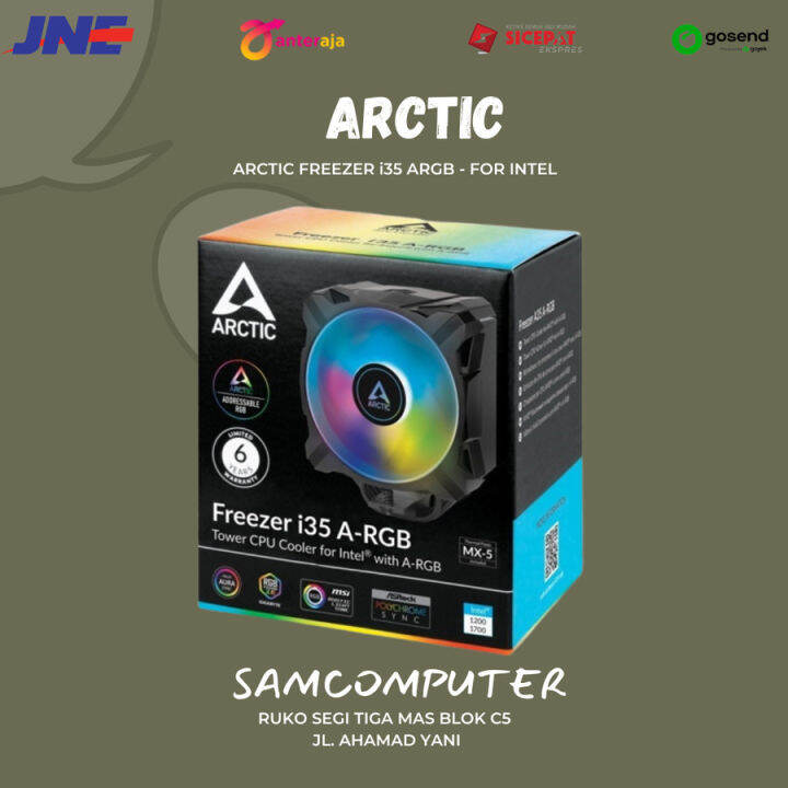 ARCTIC Freezer i35 ARGB - CPU Cooler for Intel | Lazada Indonesia