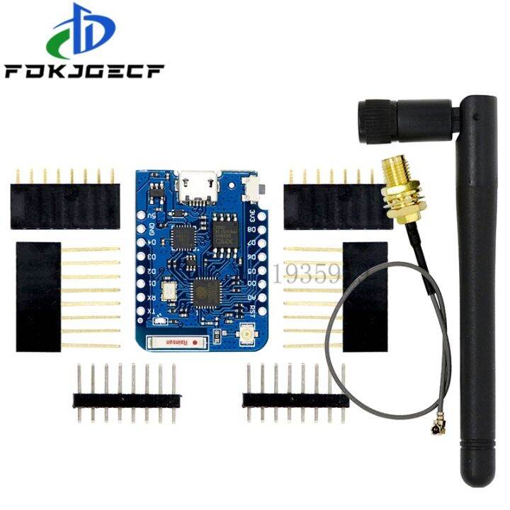 WEMOS D1 Mini Pro 4M 16M Bytes External Antenna Connector NodeMCU Based ...