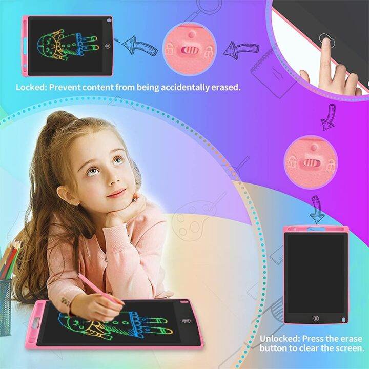 Mini Writing Tablet 8.5 Inch Paperless LCD Electronic Writing Tablet ...