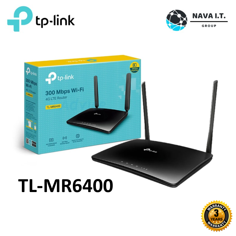 TP-LINK TL-MR6400 MOBILE ROUTER V.5.20 (โมบายเราเตอร์) N300 4G WI-FI ...