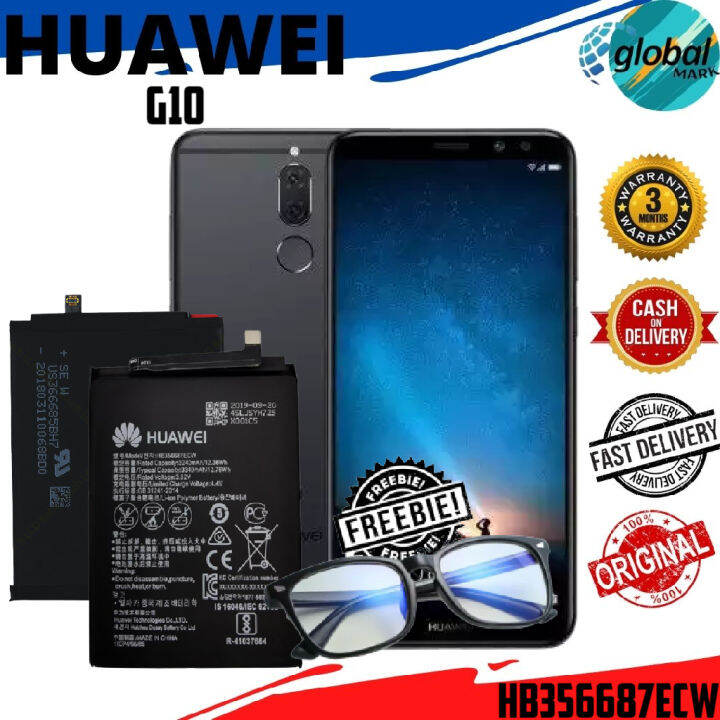 Huawei G10 Battery Original Model HB356687ECW Capacity (3340mAh) with ...