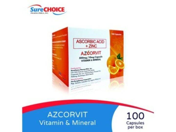 AZCORVIT Multivitamins Capsule 100s | Lazada PH