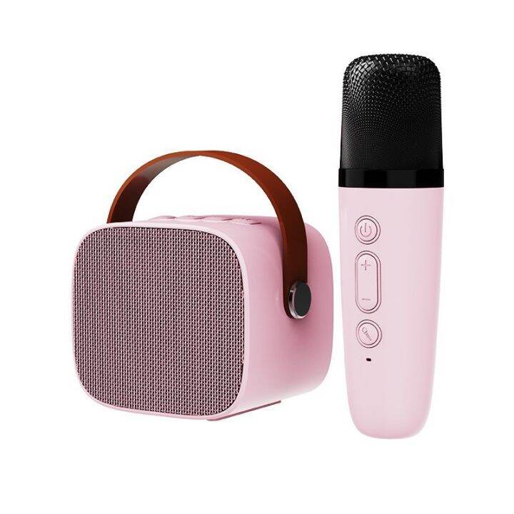 Mini Wireless Mic Bluetooth Small Speaker Outdoor Portable Karaoke ...