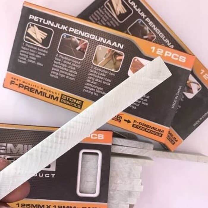 Original F-Premium Kapur Besi Stone Pencil 1 Pack isi 12 pcs FERRARI ...