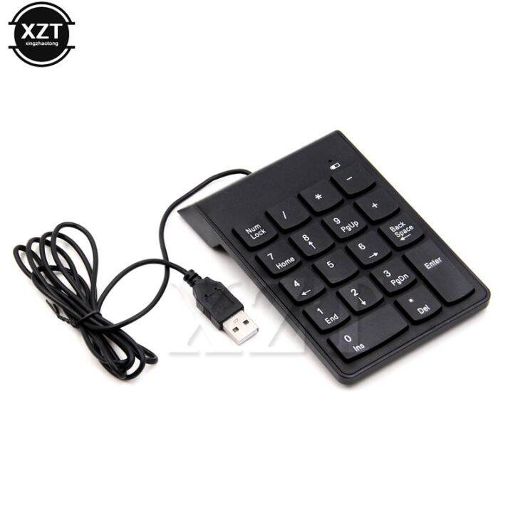 Universal Numeric Keypad USB Wire Mini Number Keyboard Keycap For Laptop Desktop PC Computer ...