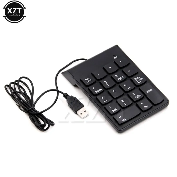 Universal Numeric Keypad USB Wire Mini Number Keyboard Keycap For ...