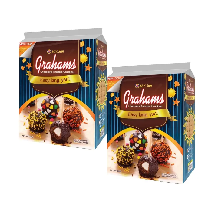 MY San Handy Pack Chocolate Graham 225g x 2 | Lazada PH