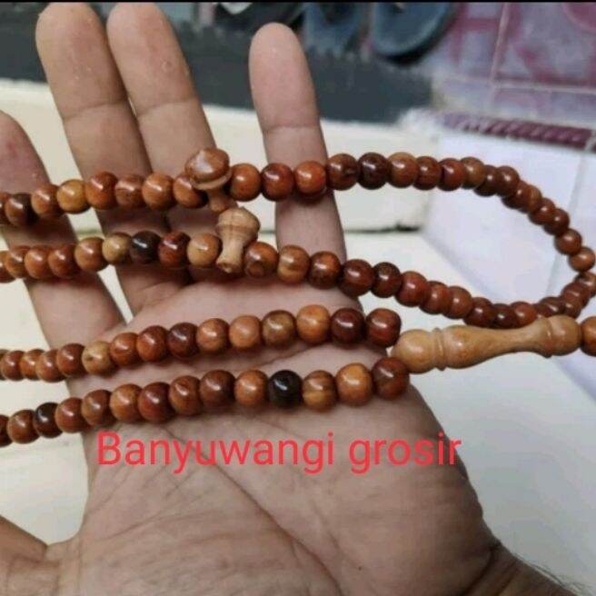 tasbih kayu kemuning emas 8 mm | Lazada Indonesia