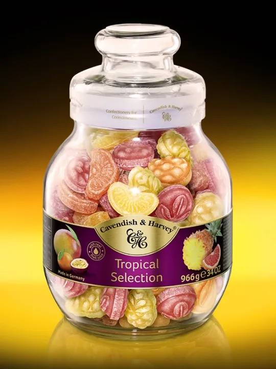 Cavendish & Harvey Tropical Selection in Large Jar, 966g | Lazada
