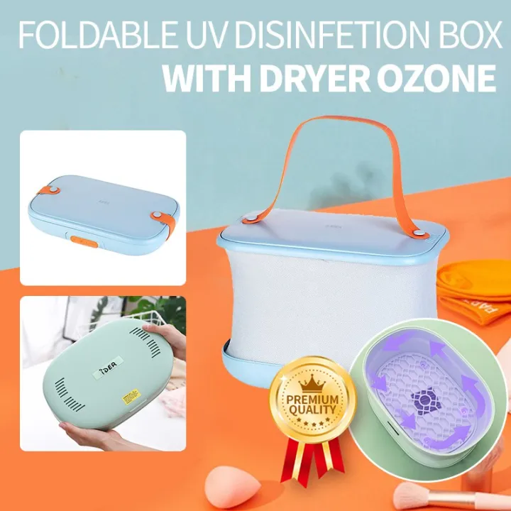 Uv Box Portable UV Bag Sterilizer Box Foldable Disinfection Dryer Ozone ...