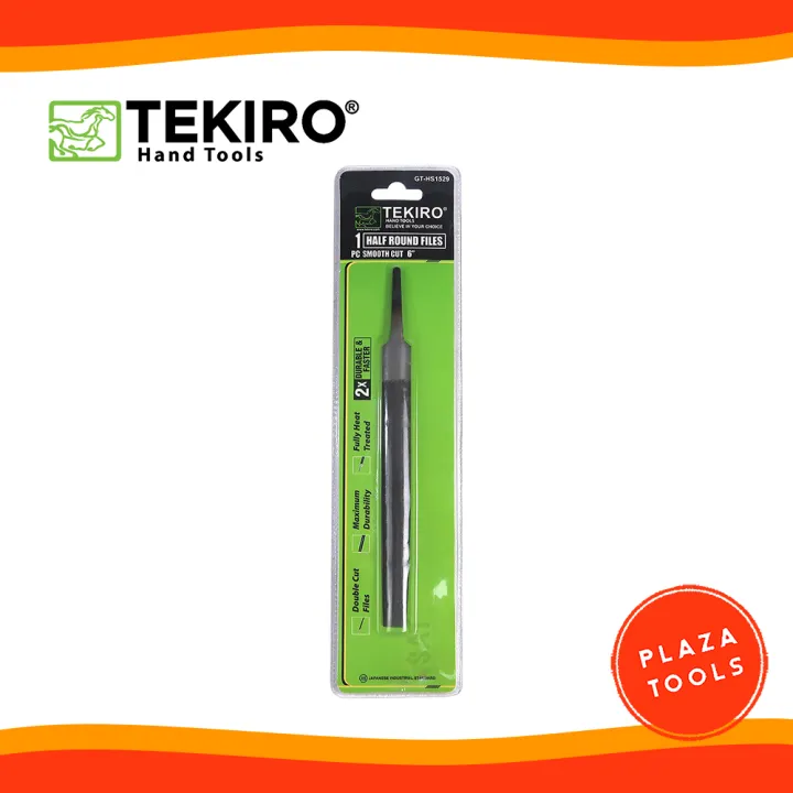 Kikir Setengah Bulat 10 Inch TEKIRO Half Round Cut Files Kasar Halus ...