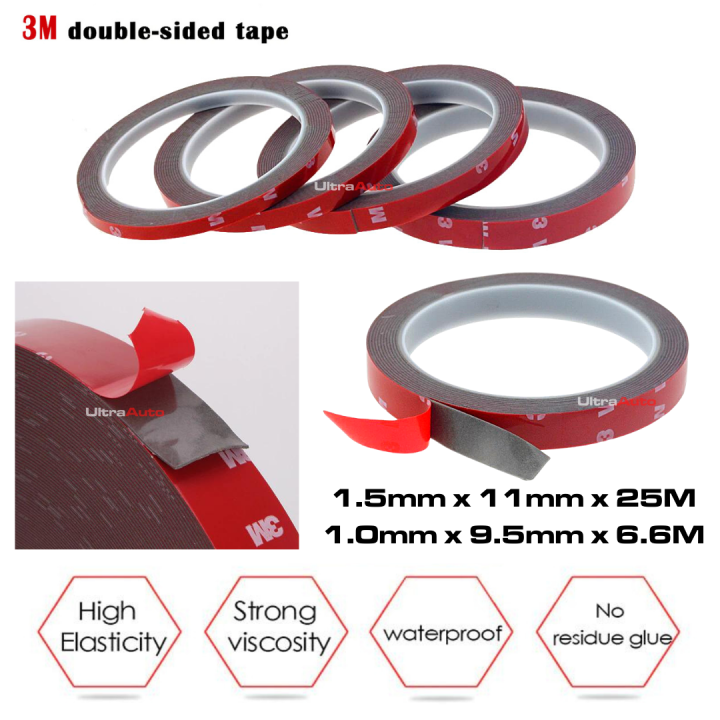 3M Scotch Double Sided Tape Adhesive Tape Sticker Double Side Self ...